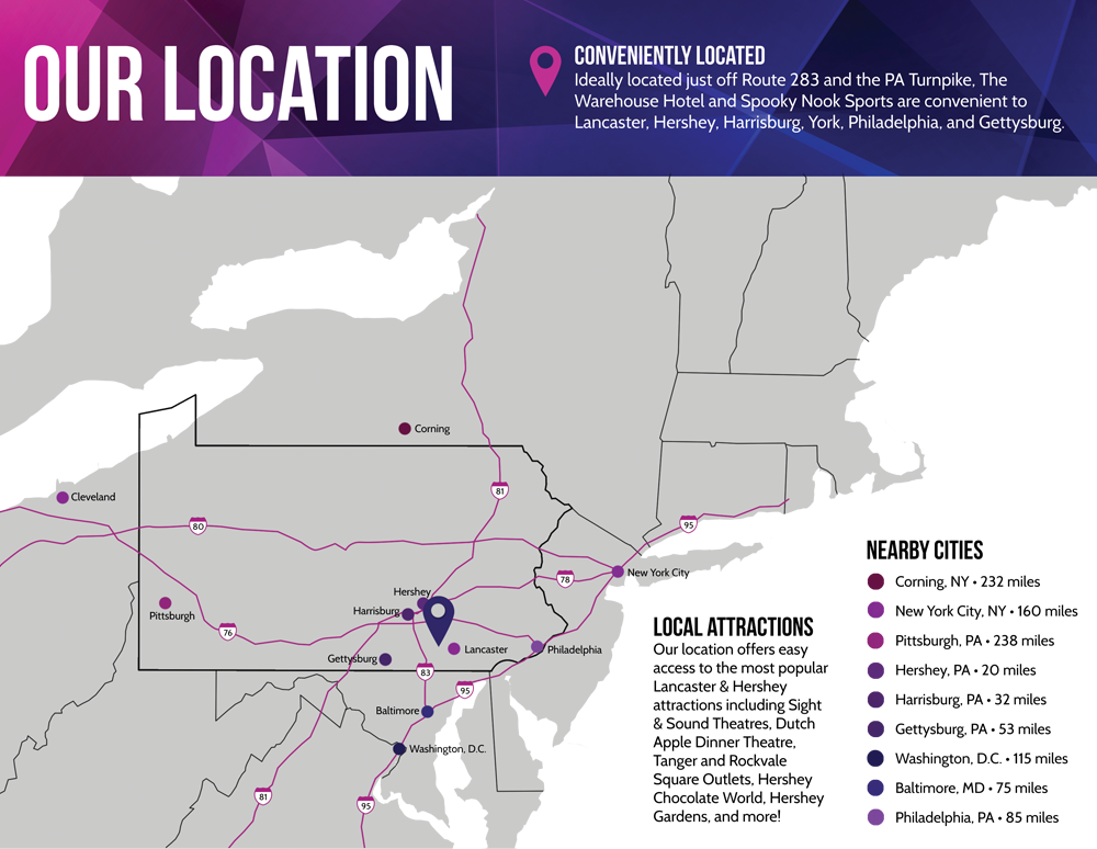 Spooky Nook Meetings & Events | Directions & Parking